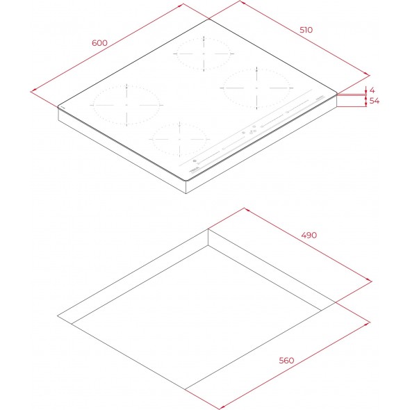 Indukční varná deska Teka IZC 64010 MSS BK 112520015 | eshop-teka.cz