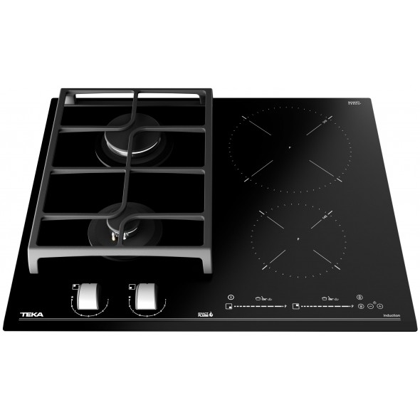 Kombinovaná plynová a indukční varná deska Teka JZC 64322 ABC BK Černá ...
