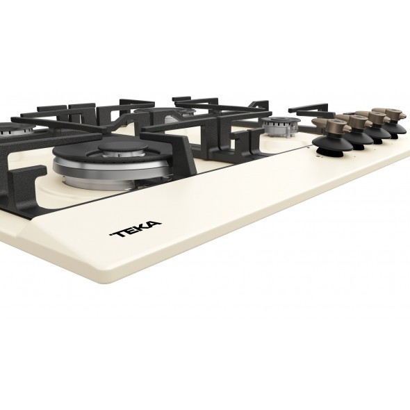 Rustikální plynová varná deska Teka GSC 64320 RBC VN OB Vanilka ...